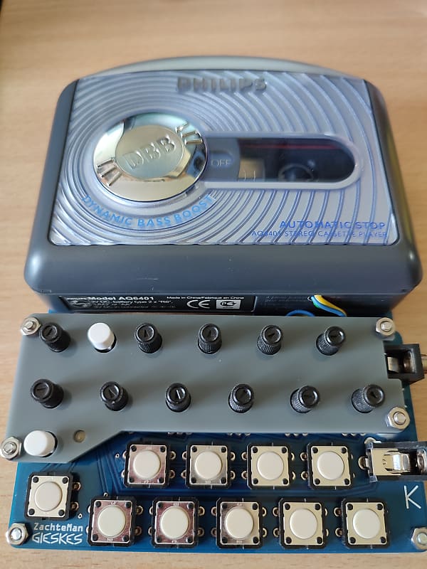 Gieskes Zachteman Mini Mellotron with Keyboard and Walkman | Reverb