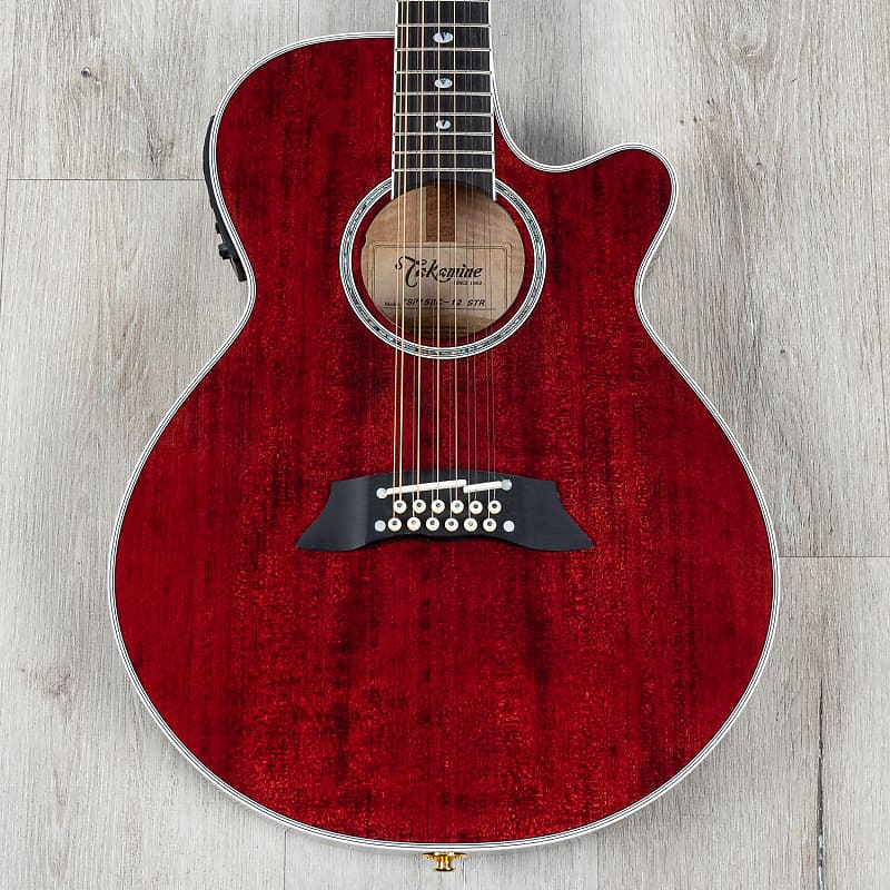 Takamine TSP158C-12 STR Acoustic Electric 12-String Guitar, | Reverb