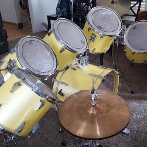 Tama Granstars 1986 Silky Yellow | Reverb