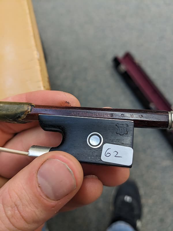 Richard Grunke violin bow, octagonal stick,62 grams Grunke - | Reverb