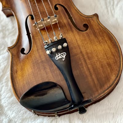 The Hag - Pearl Engraved Handcrafted Fiddle | Reverb