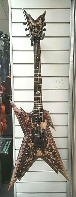 Dean Razorback Dimebag Skulls Left Handed Electric Guitar | Reverb