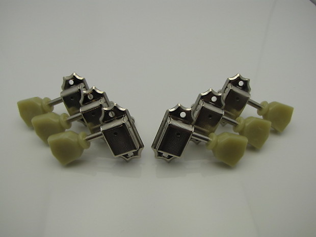 Gotoh SD90-MG-SL-N Locking Tuners Vintage Style 3x3 Nickel | Reverb