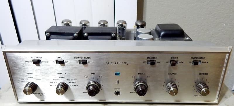 Scott Stereomaster 233 vitnage tube stereo integrated | Reverb