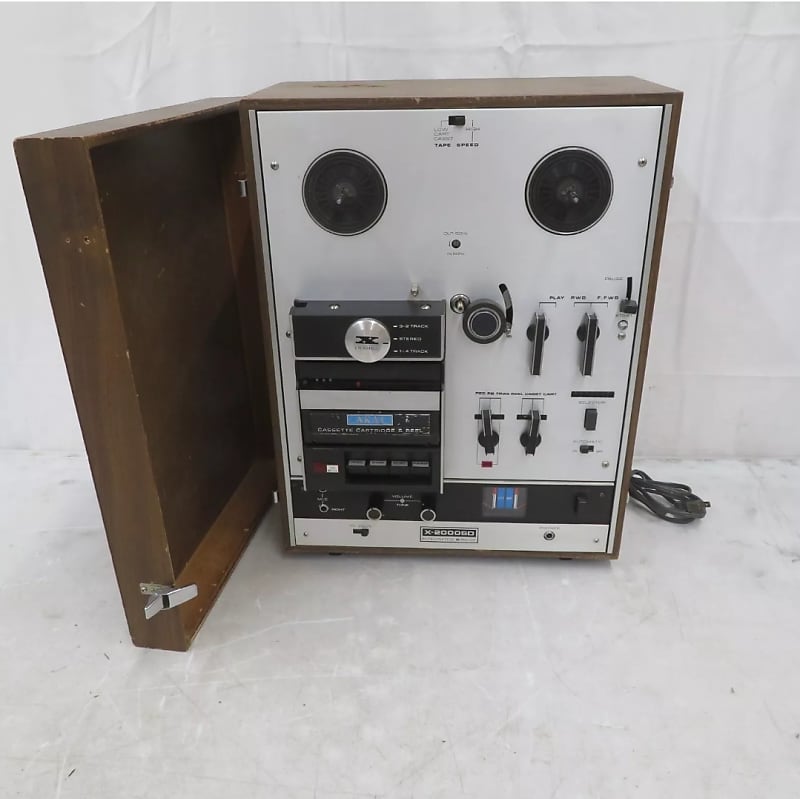Akai X-2000SD reel to reel/cassette/8 track deck- SERVICED | Reverb