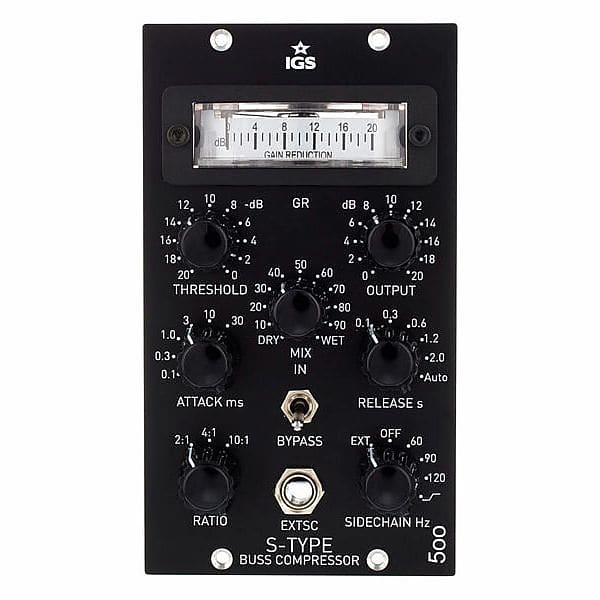 IGS Audio S-Type VU 500 Series Stereo Buss Compressor Module | Reverb