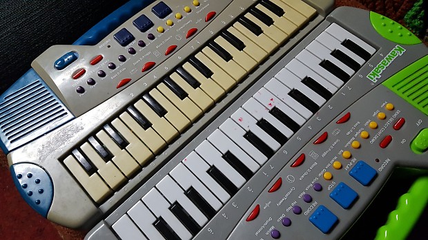 Lot Of 2 Kawasaki Kids Small Keyboard Instruments, Both | Reverb