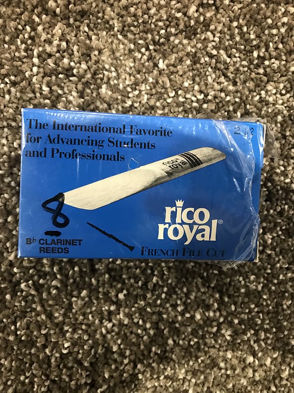 Lot of 8 Rico Royal Bb Clarinet Reeds | Reverb