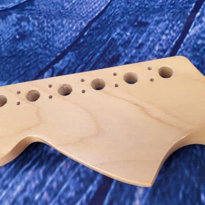 Indonesian Strat Replacement Neck --Maple with block inlay | Reverb