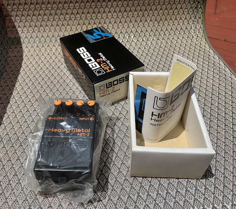 Boss HM-2 Heavy Metal, NOS vintage pedal 1989 | Reverb Australia