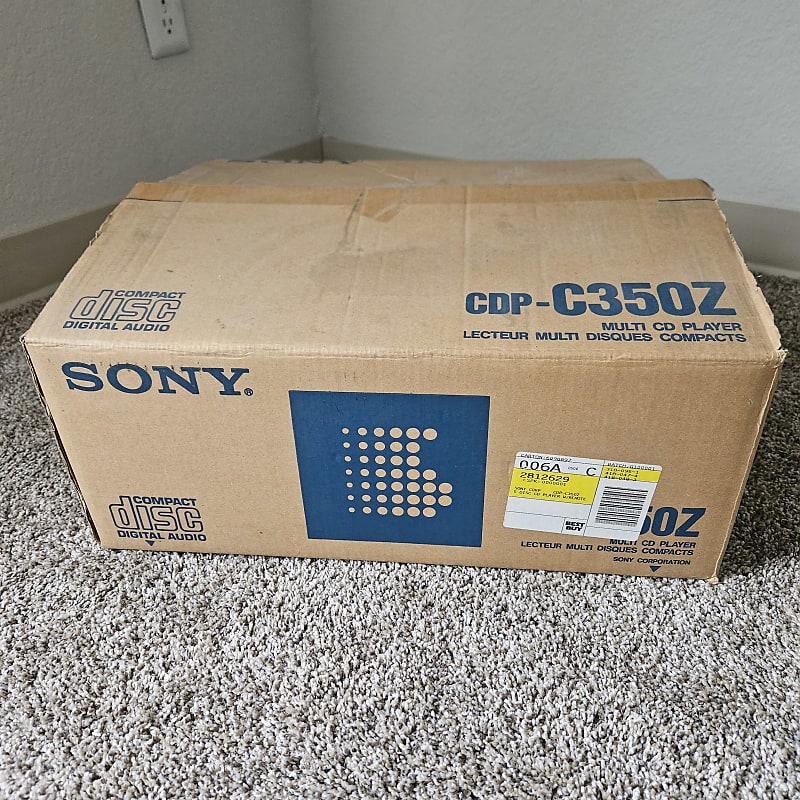 Sony CDP-C350Z 5-Disc Multi Compact Disc CD Player (New, Open | Reverb