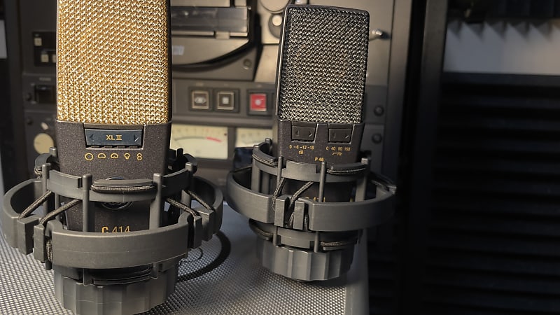 2x Pack - AKG C414 XLII Large Diaphragm Multipattern | Reverb