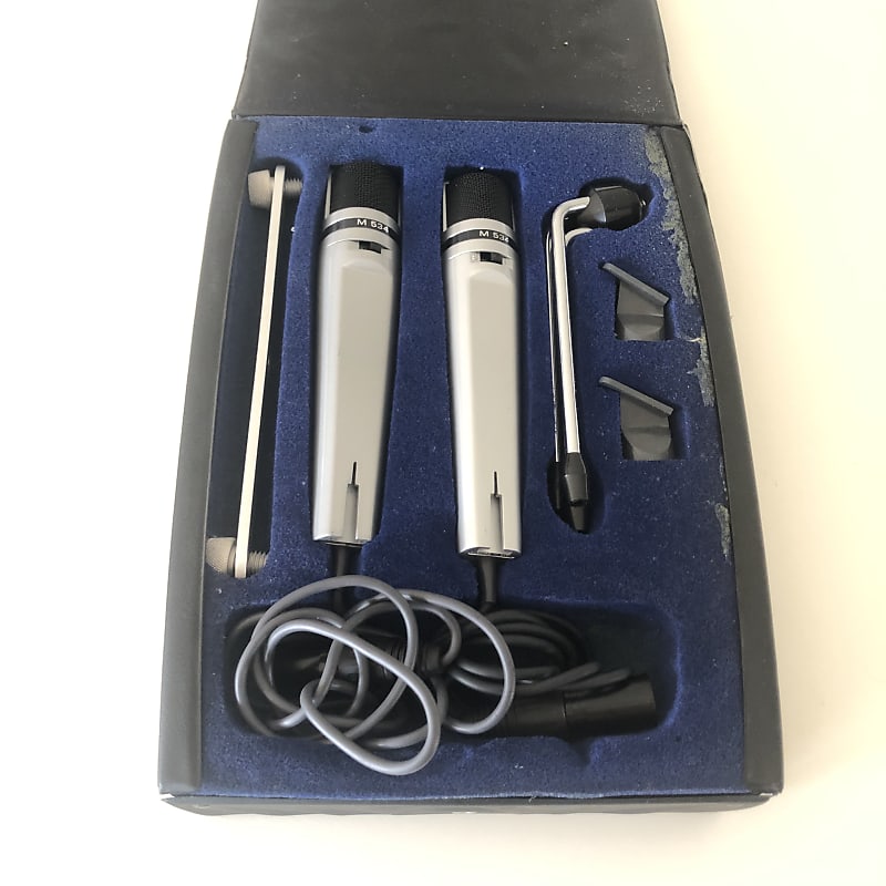 2x Uher M534 vintage microphone -- Stereopair! | Reverb