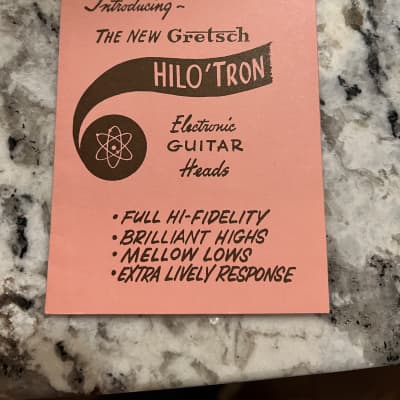 Gretsch 60s Hilo'tron Pickup Pickups Hang tag Hilotron Hilo | Reverb