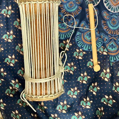 African Gangan Talking Drum w/ Stick | Reverb