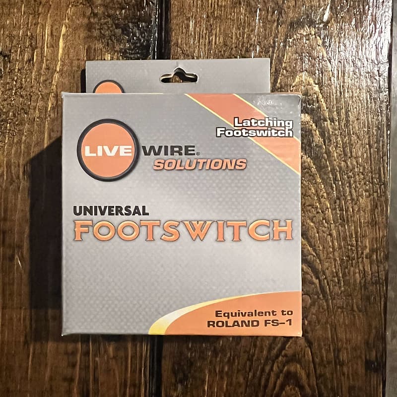 Live Wire Solutions Universal Footswitch 2000s - Black | Reverb