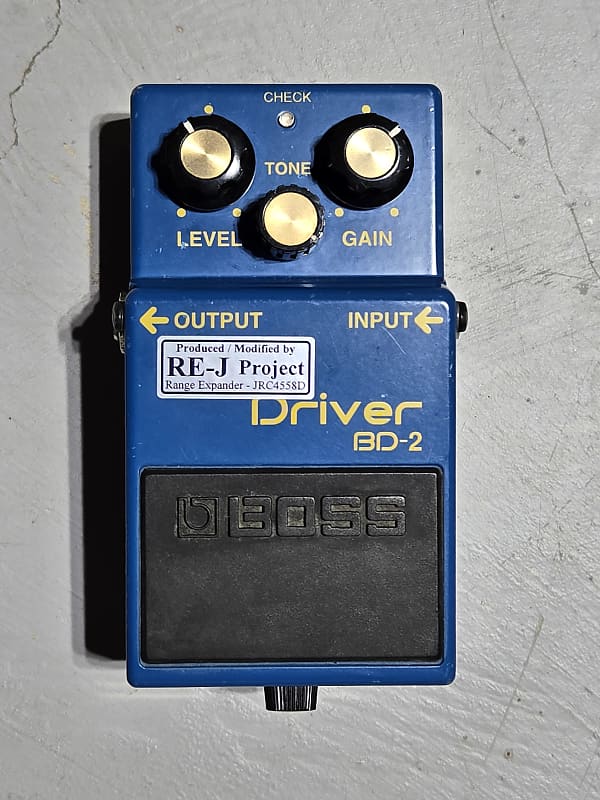Analogman Boss BD-2 Blues Driver with Mod 2010s - Blue | Reverb