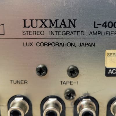 Luxman L-400 Stereo Integrated Amplifier | Reverb