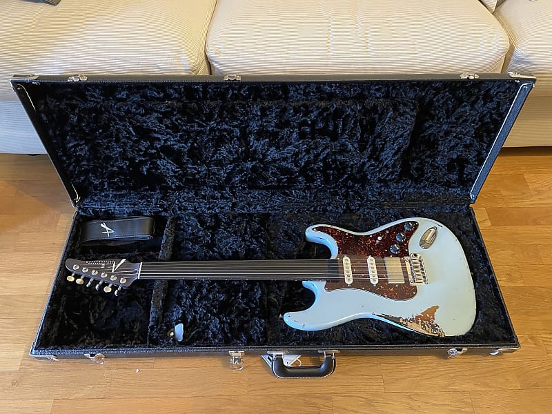 Tom Anderson Icon Classic HSS Rosewood neck Sonic Blue over 3 | Reverb