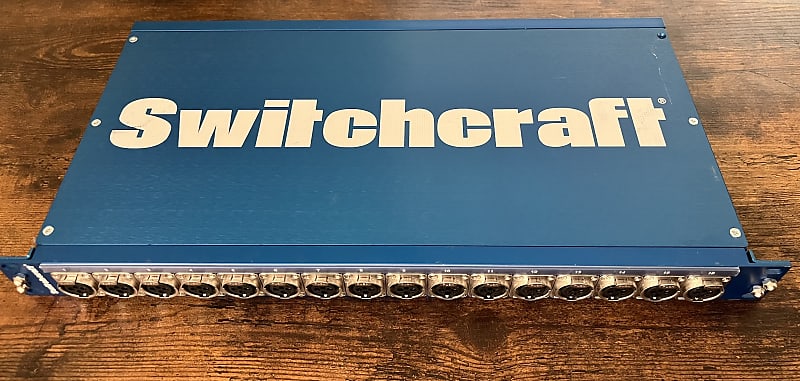 Switchcraft PT16FX2DB25 XLR-DB25 passthrough patchbay | Reverb