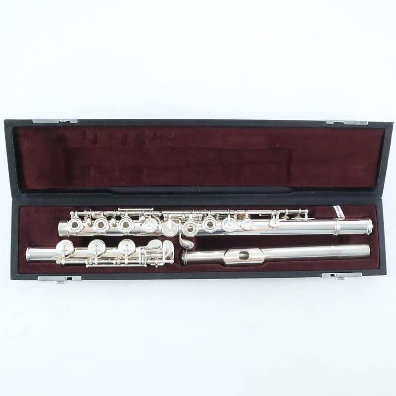 Yamaha Model YFL-674H Professional Solid Silver Flute SN | Reverb