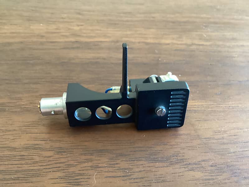 Technics Headshell w/Low hour Shure M44-7 Cart- Black | Reverb