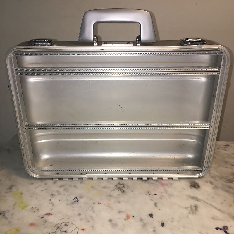 Halliburton Slim Eurorack Case 7U 83HP Aluminum Silver | Reverb