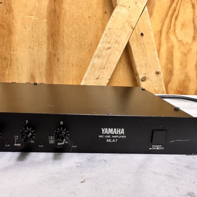 YAMAHA MLA7 8ch Mic Line Preamp Amplifier - Tested & Working | Reverb