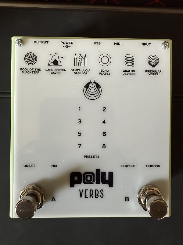 Poly Effects Verbs 2024 - White/Green | Reverb