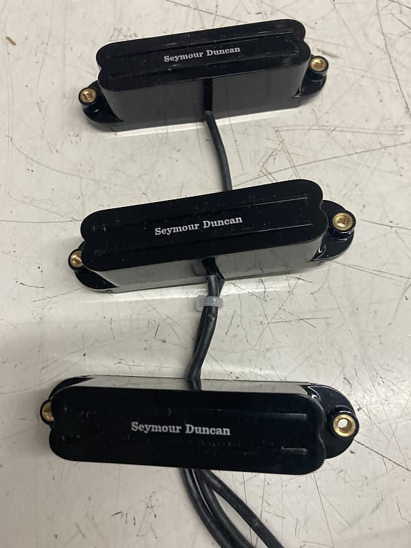 Seymour Duncan Stratocaster pickup set Black | Reverb