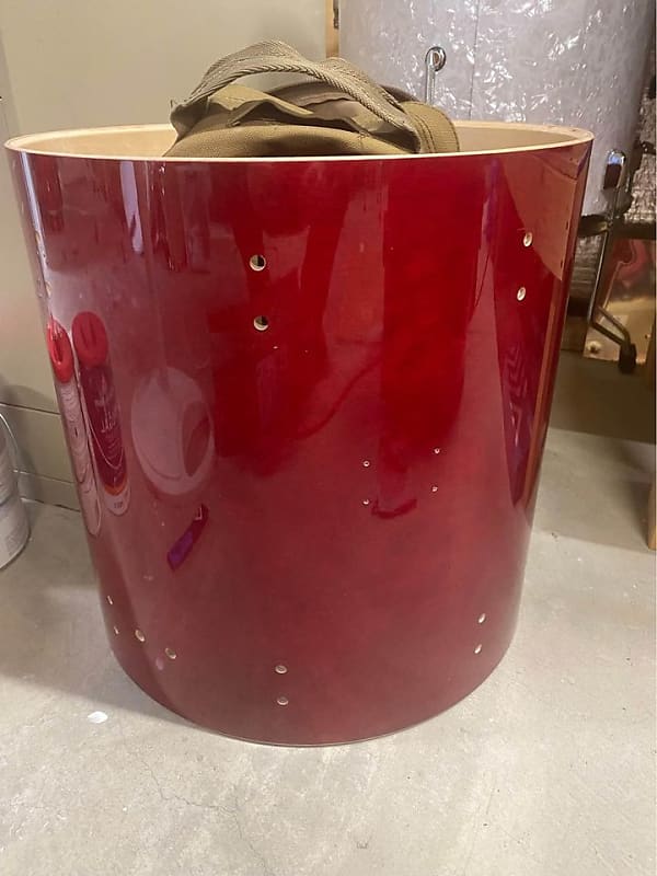 Yamaha Stage Custom Birch 2010's - Cherry red lacquer | Reverb