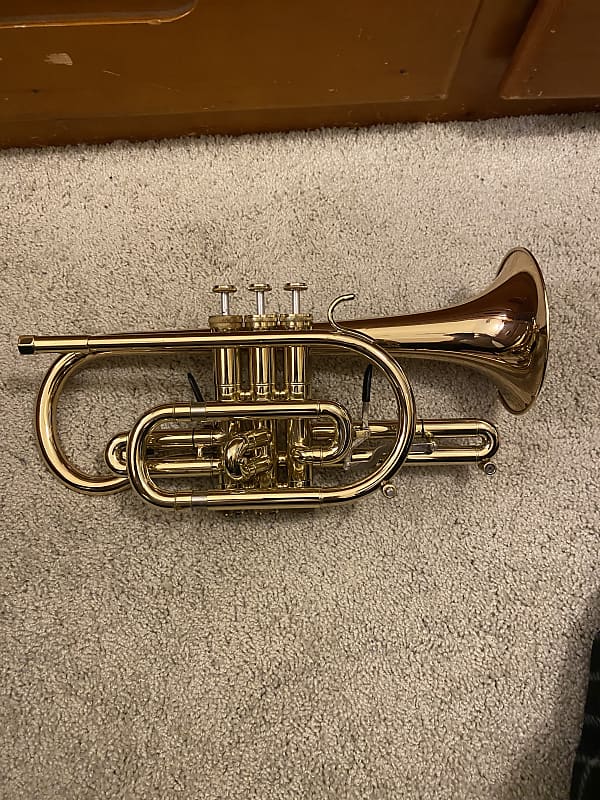 Getzen 3850 Eterna B-flat cornet 1980’s Lacquer | Reverb
