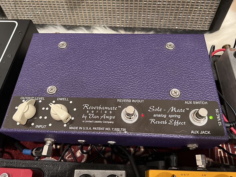 VanAmps Reverbamate Sole-Mate Spring Reverb Purple tolex | Reverb