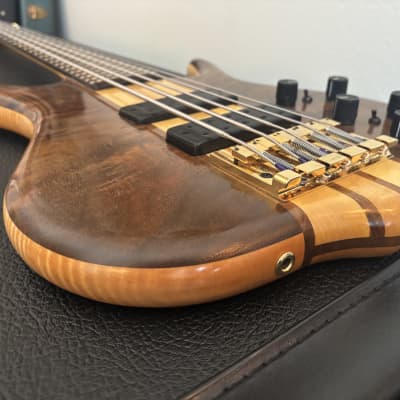 Ken Smith BSR 5TNE Black Tiger Elite Walnut 5 string bass | Reverb