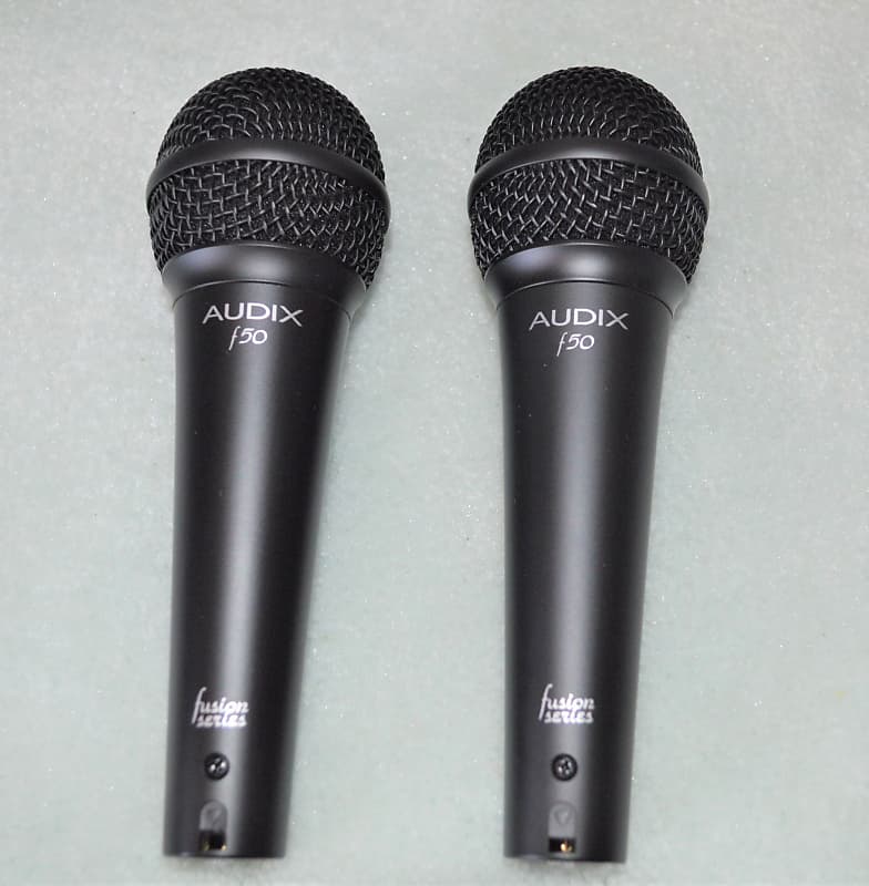 Audix F50 Pair of mics Brand NEW never used sealed bag clips | Reverb