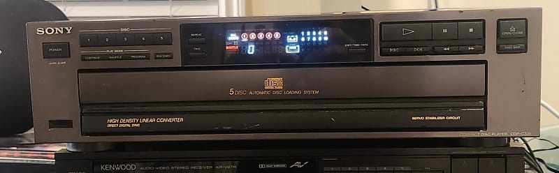 Sony Sony CDP-C331 Compact 5 Disk CD Changer Player 90s - | Reverb