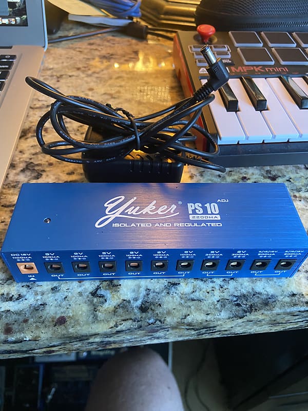 Yuker PS10 2019 2200ma Pedalboard Power Supply | Reverb