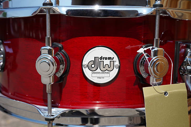 DW Design Series Cherry Stain Lacquer | 10 Lug | 5.5x14" | Reverb