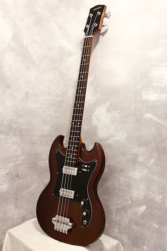 Raven EB-style Bass Walnut c1970 | Reverb Canada