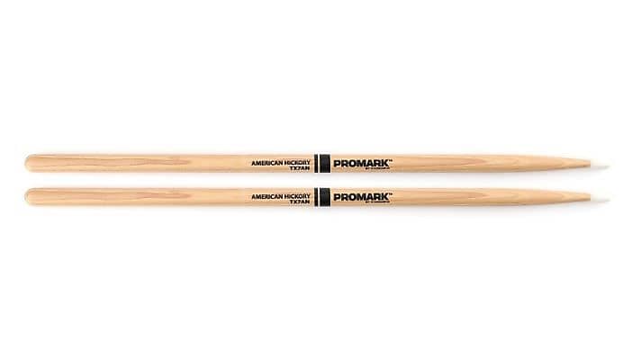 Pro-Mark TX7AN Hickory 7A Nylon Tip Drum Sticks (Pair) | Reverb
