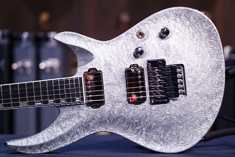 ESP Horizon III Liquid metal silver Hiendguitar special | Reverb UK