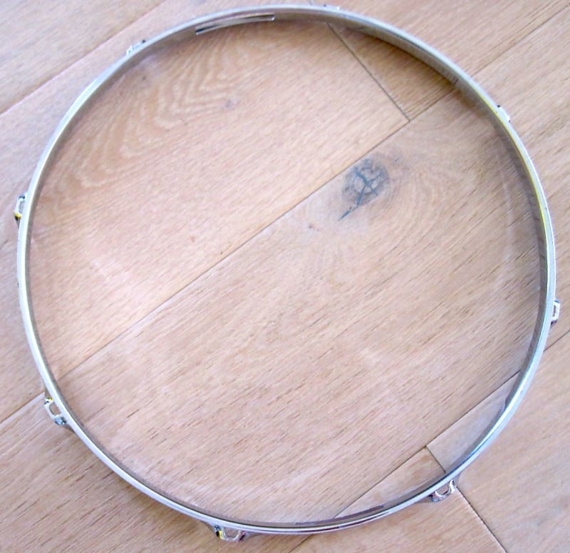 14"8-Lug Snare Side Triple-Flange Rim Hoop NOS | Reverb