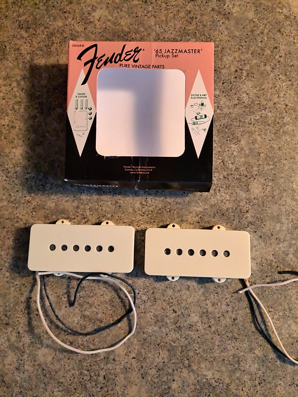 Fender Pure Vintage '65 Jazzmaster Pickup Set 2010s - Vintage | Reverb