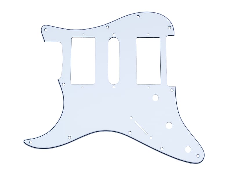 Left handed Stratocaster pickguards for USA/Mexican - White | Reverb