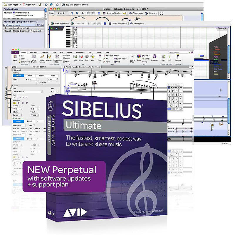 Sibelius Ultimate Bundle with Upgrade Plan, Photoscore & | Reverb