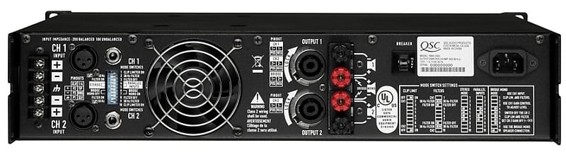 QSC RMX1450 1400-Watt Power Amplifier | Reverb