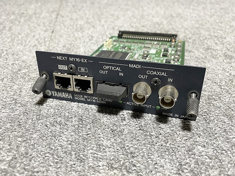 Yamaha MY16-MD64 MADI Interface Card | Reverb