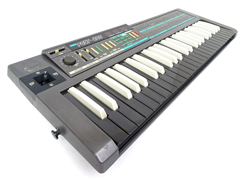 Korg POLY-800 Vintage Analog Synthesizer REVERSE KEYS! Rare | Reverb