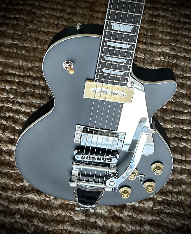 Firefly FFSP W/ Bigsby style tremolo - Satin Black | Reverb