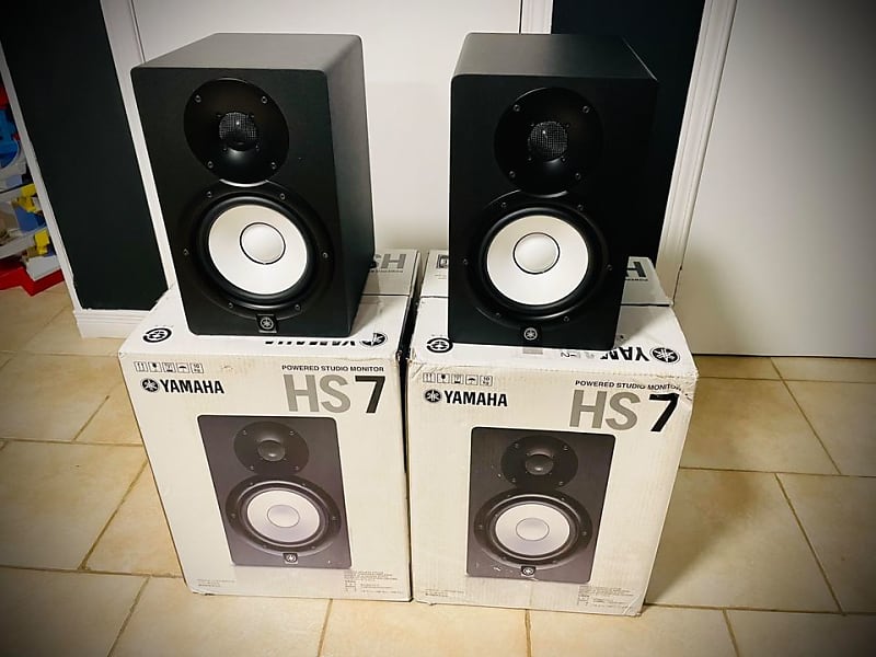 Yamaha HS7 Studio Monitors Pair - Like New! | Reverb